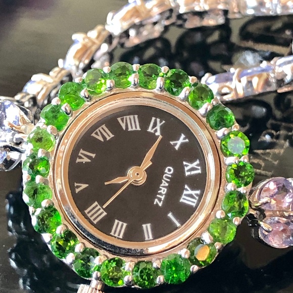 Stamped 925 | Accessories | Beautiful Genuine Tanzanite Chrome Diopside ...